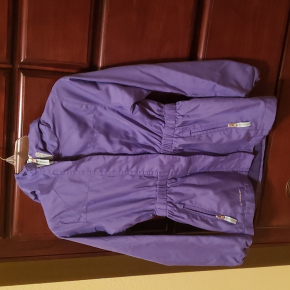 Champion | Jackets & Coats | Cutest Purple Rain Jacket Wind Breaker ...
